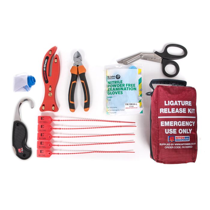 Ligature Cutter Kit in RED Bag - Niton999