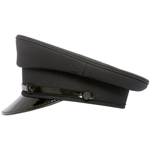 Shop For Security Flat Peaked Black Cap From Niton999 - Police ...